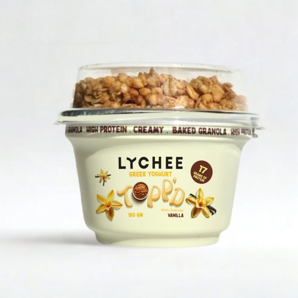 Greek Yogurt Granola Vanilla 180gm From Lychee in Egypt
